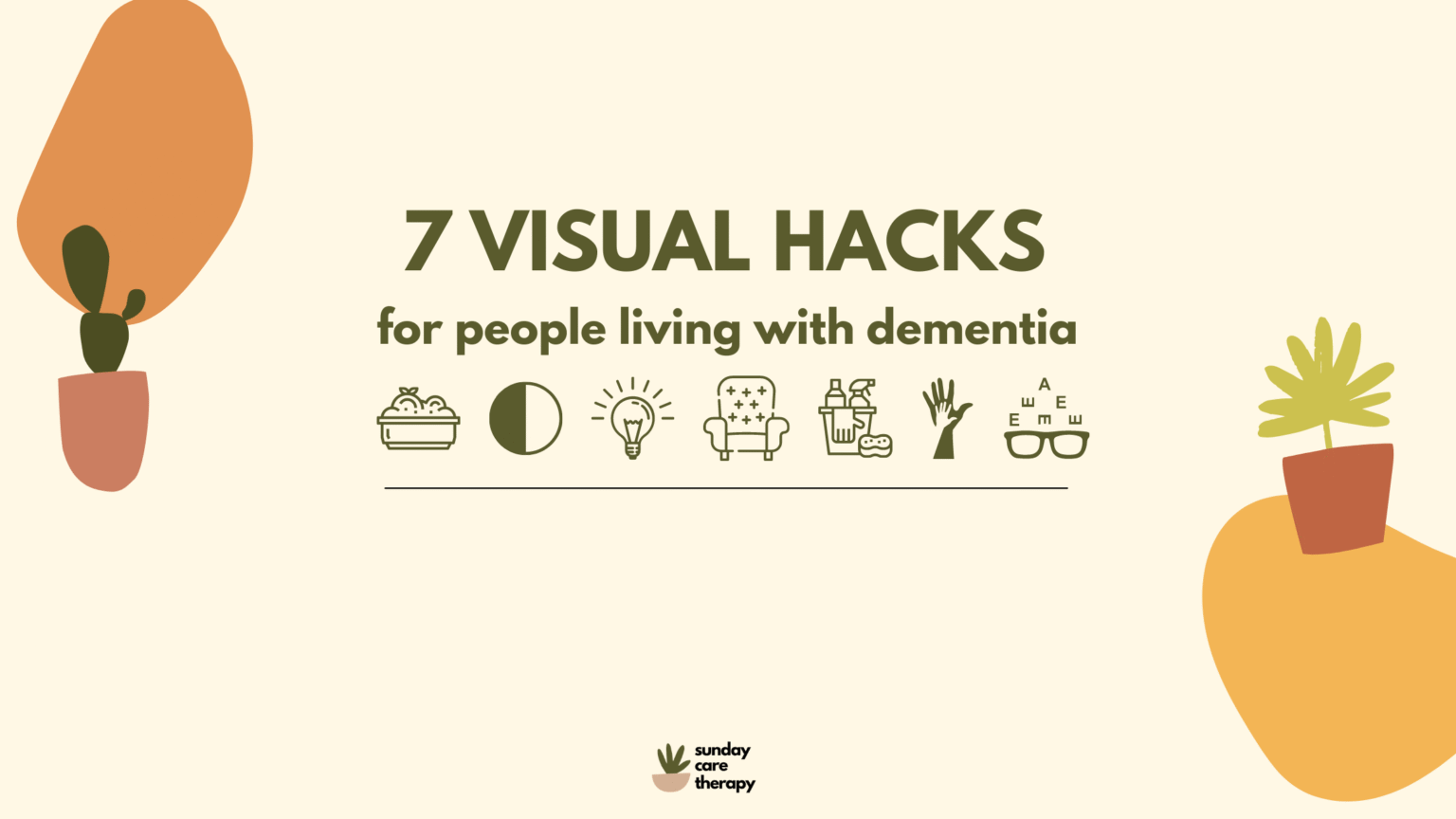 7 Easy Visual Hacks for people living with Dementia - Sunday Care ...
